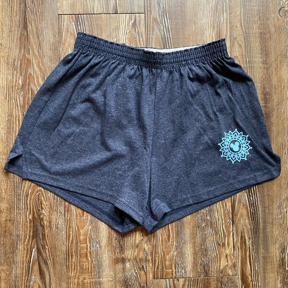 Disney | Shorts | Disney Charcoal Grey Mickey Mandala Soffe Shorts ...